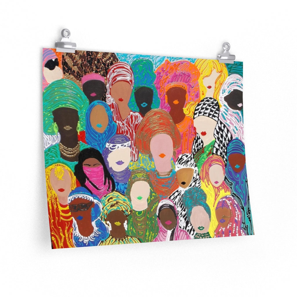 Ladies of Eid #1-Poster – Kelly Crosby Art