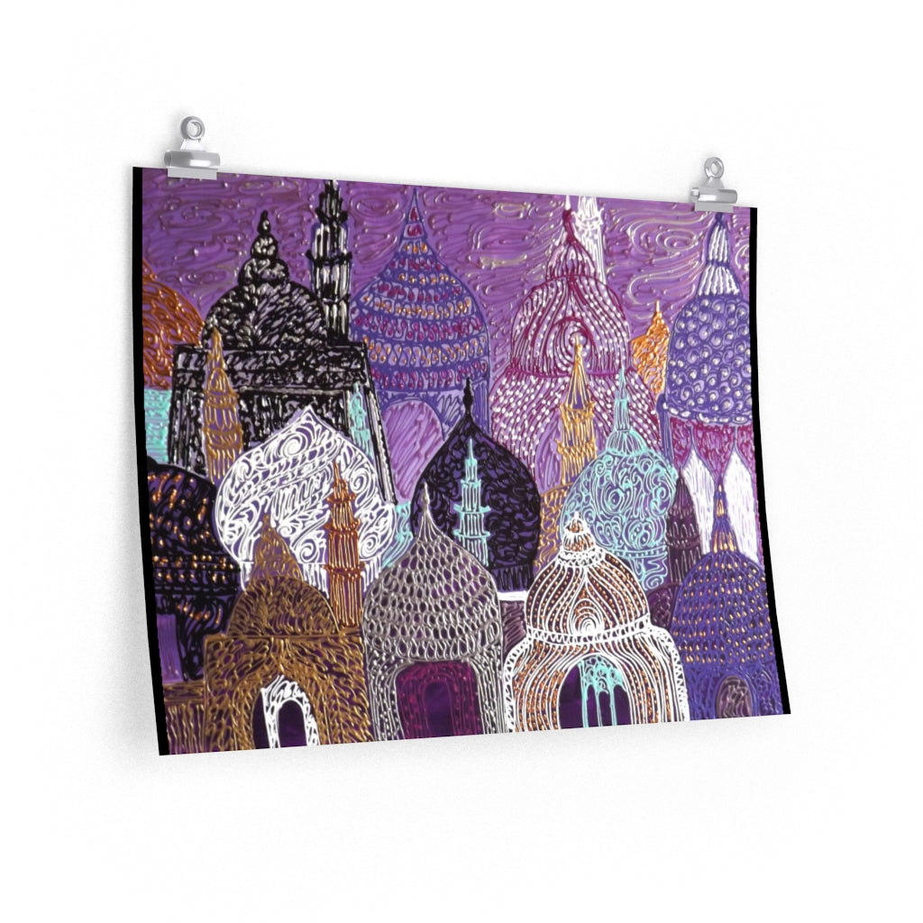 Violet Mosquescape-Poster – Kelly Crosby Art