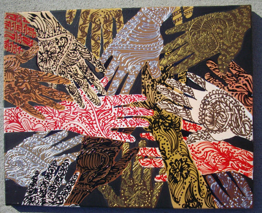 Henna'ed Hands – Kelly Crosby Art